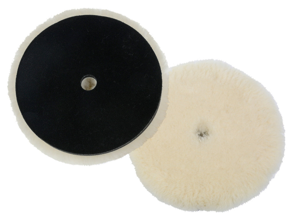 Lake Country Premium Low Lint Wool Pads w/ Foam Interface