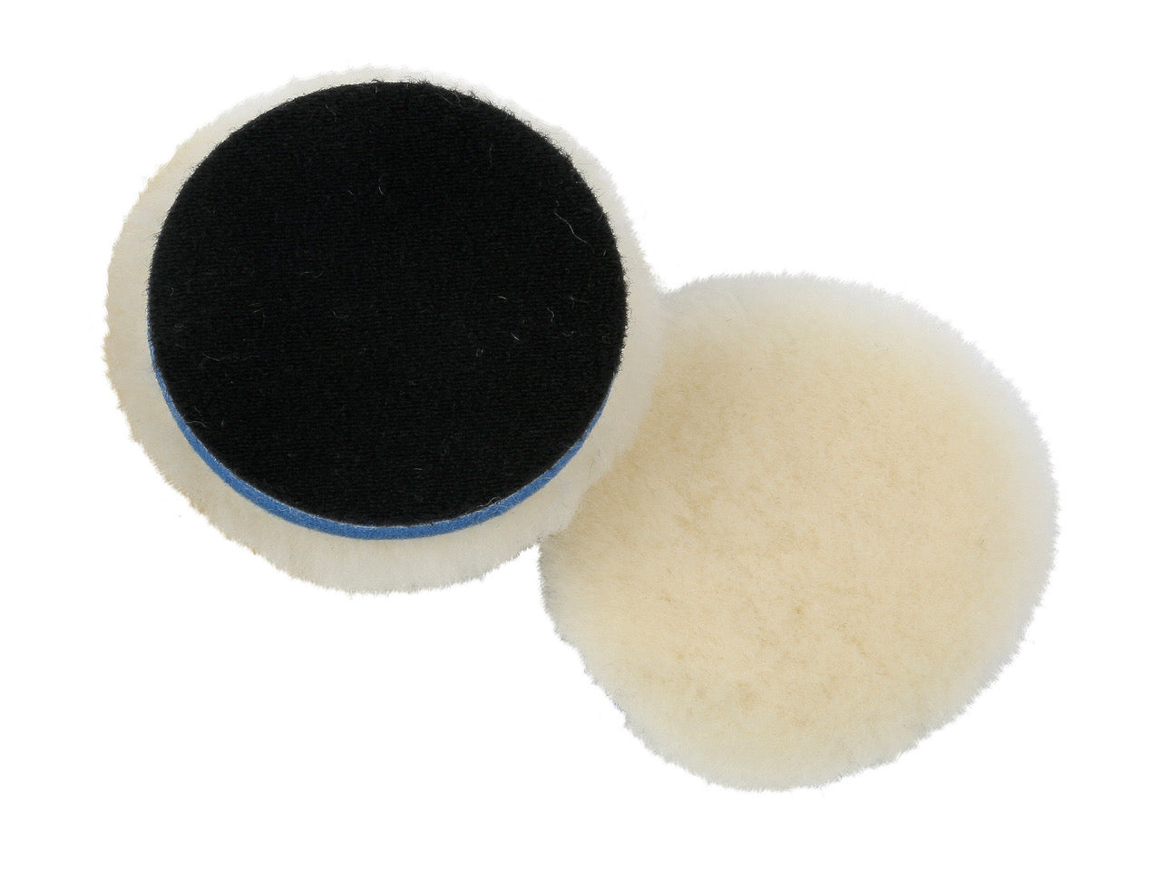 Lake Country Premium Low Lint Wool Pads w/ Foam Interface